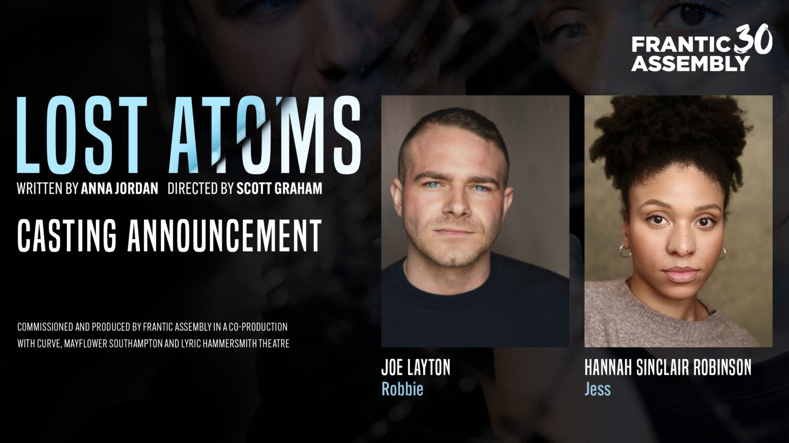 Lost Atoms brings a stirring study of love, memory and connection to Lowry