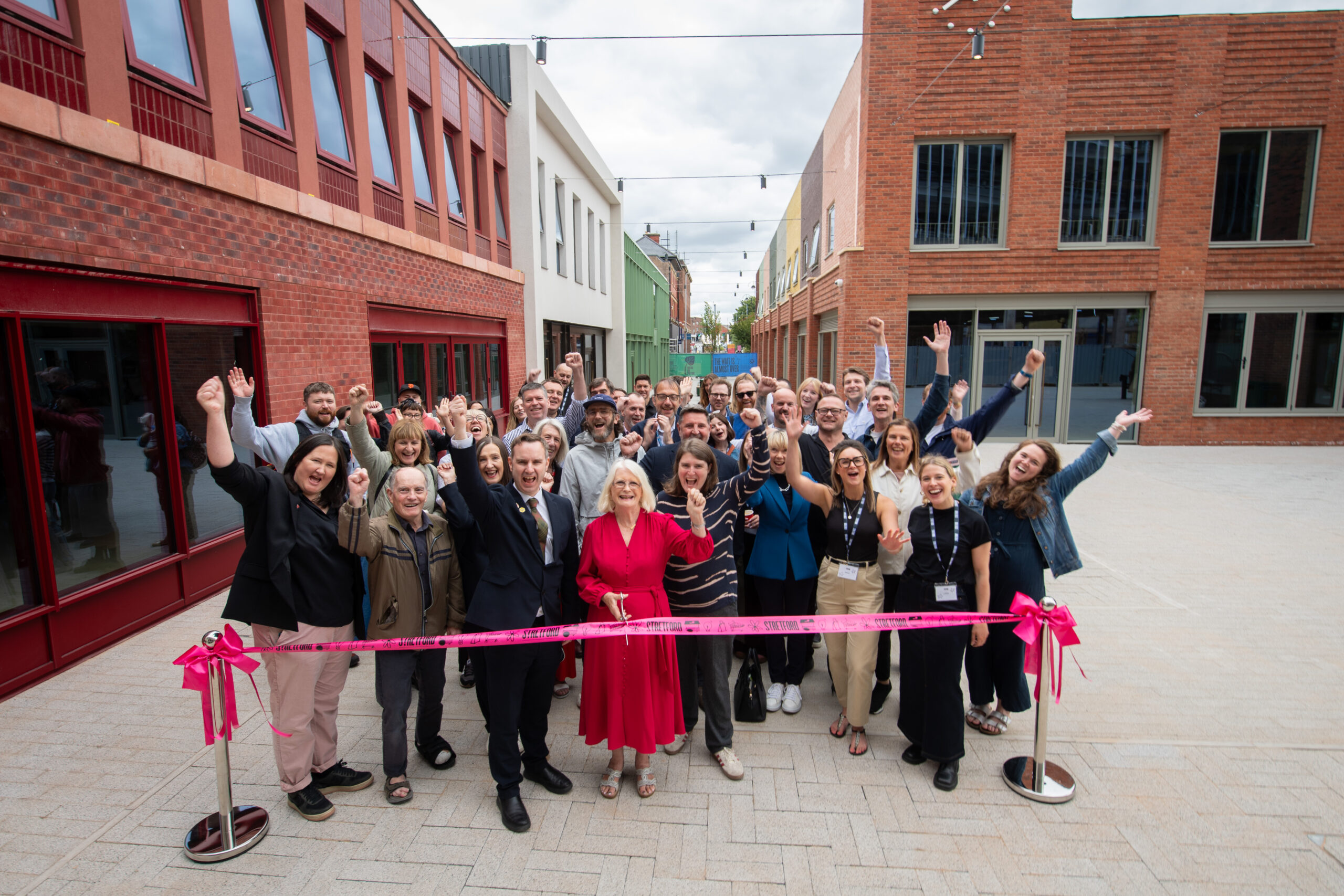 Stretford celebrates the opening of its brand-new high street